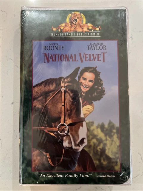 NATIONAL VELVET VHS Sealed NEW Elizabeth Taylor Mickey Rooney MGM/UA ...