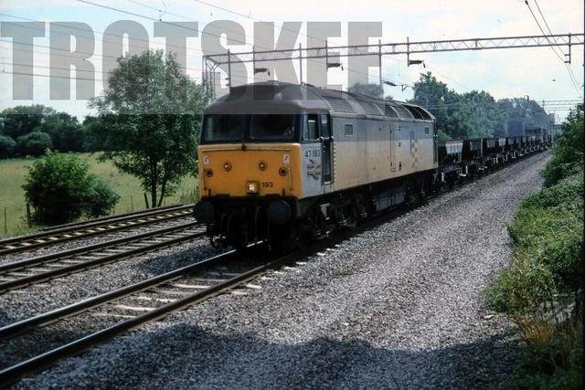 35MM SLIDE BR British Rail Diesel Loco Class 47 47193 Cathiron 1995 Orig £4.98 - PicClick UK