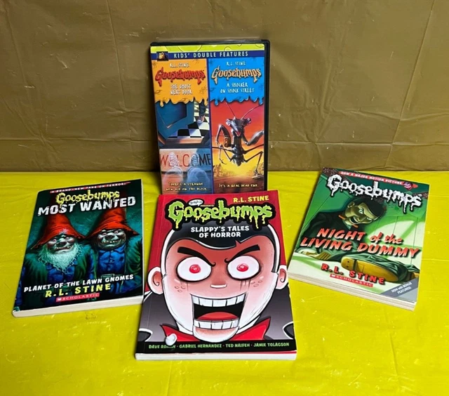 GOOSEBUMPS DOUBLE FEATURE Movie & Slappy Tales, Most Wanted, Living ...