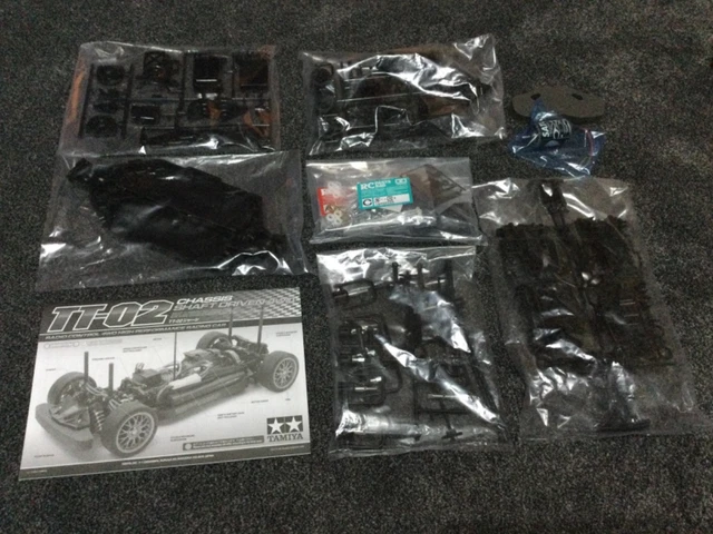 TAMIYA RC VINTAGE TT02 4WD Chassis set BRAND NEW KIT Evo Celica Nissan ...