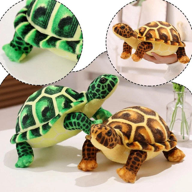 KIDS TOYS CUTE Baby Super Simulation Stuffed Tortoise Turtle Animal ...