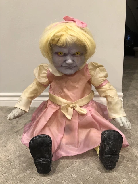 ANGRY ALICE ZOMBIE Baby Spirit Halloween Animated Prop Rare 2010 ...