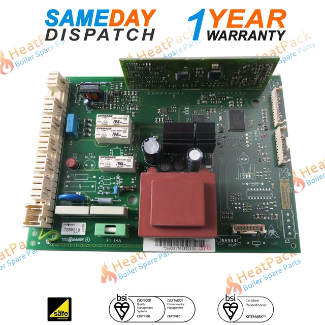 VIESSMANN VITODENS 100 Combi Control Panel Pcb 7828515 7828516 £22.00 ...