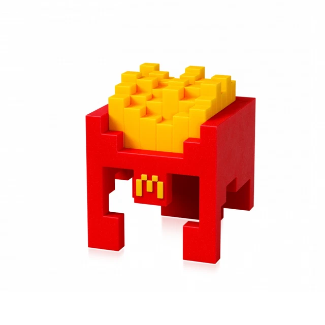 MCDONALDS MINECRAFT MOVIE Fry Helmet - French Fries Helmet Card + Code ...