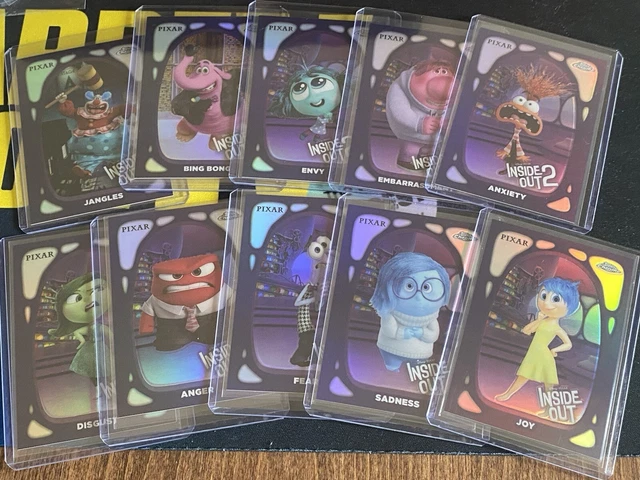 DISNEY CHROME 2024 | Headquarters | Inside Out | Insert | Complete Set ...