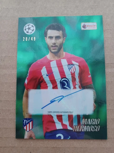 BELLISSIMO MARIO ATLETICO Madrid Topps Merlin Heritage 2023 24 ...
