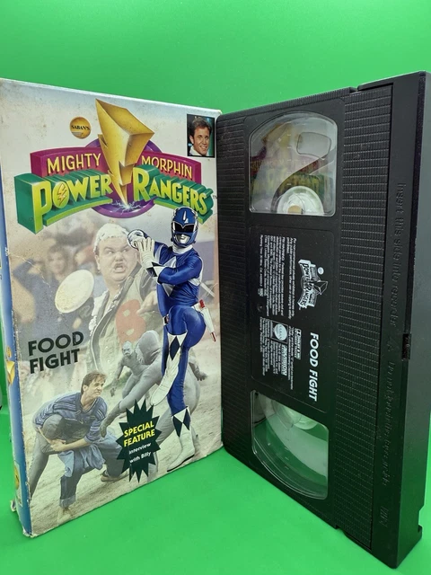 MIGHTY MORPHIN POWER Rangers - Food Fight (VHS) £5.40 - PicClick UK