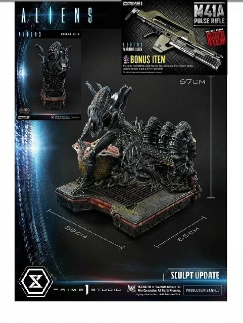ALIEN WARRIOR STATUE Deluxe DX Bonus Aliens (Comics) Prime 1 Studio No ...