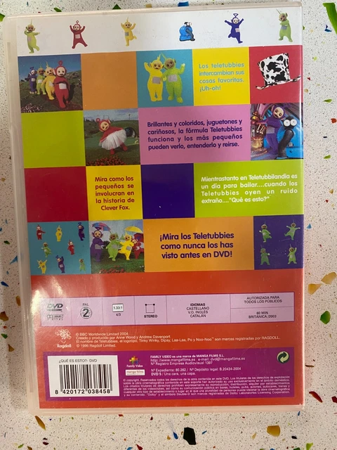 TELETUBBIES DVD WHAT Is This? Spanish English And Catalan - PAL 2003 £ ...