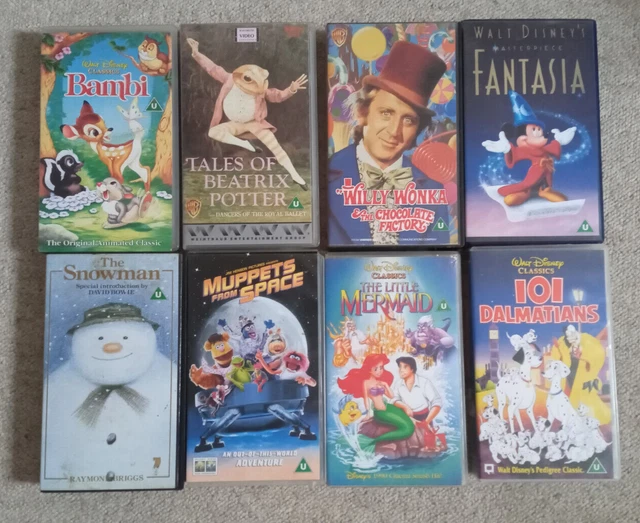DISNEY CHILDREN’S ANIMATED Vhs Video Bundle Of Favourite Classic Titles ...