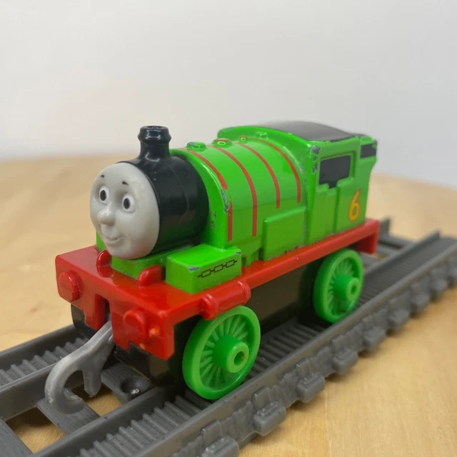 THOMAS THE TANK Engine PERCY Trackmaster Die Cast Push Along Engine £9. ...