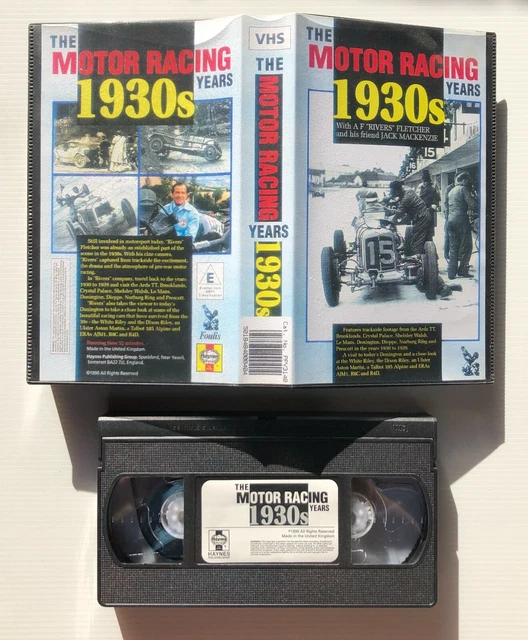 RARE VHS THE Motor Racing Years 1930 (K7 Cassette Video) Foulis EUR 9 ...