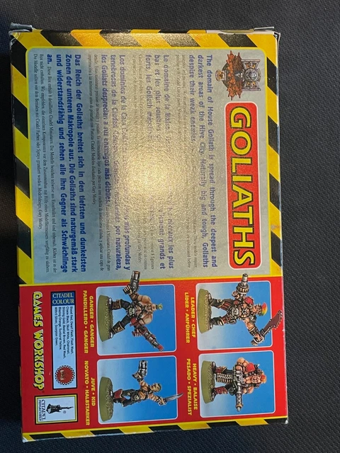 GW ORIGINAL NECROMUNDA OOP Goliath Gang im Karton (1995) EUR 70,00 ...