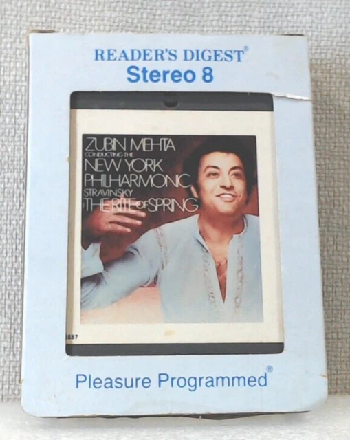 ZUBIN MEHTA CONDUCTS Stravinsky The Rite Of Spring 1978 8-Track NY ...