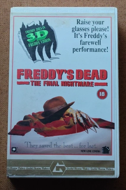 NIGHTMARE ON ELM Street Freddy's Dead | VHS | PAL | Rental | Guild EUR ...