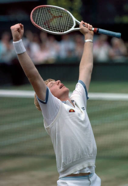 BORIS BECKER OF West Germany is victorious in his Semi-final agai - Old ...