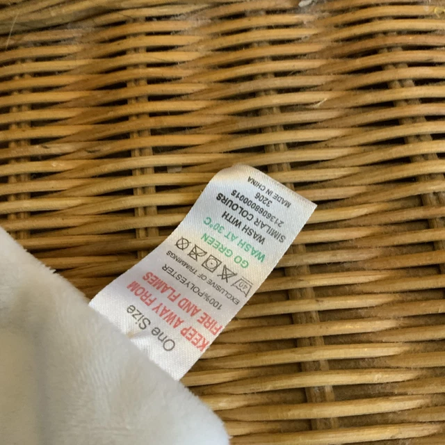 MATALAN WHITE STAR Plush Comforter Blankie Blanket Soft Toy £8.99 ...