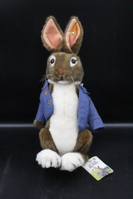 STEIFF PETER RABBIT The Movie Edition 355240 Jointed PLUSH *w/Tags* 40cm - B27 £55.00 - PicClick UK