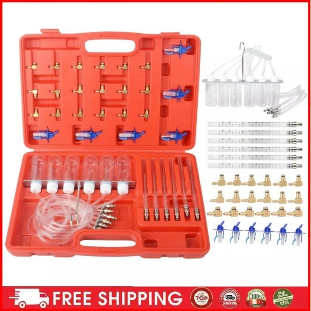 36PC DIESEL FLOW Meter Adaptor 6 Cylinder Injector Leak Off Common Rail ...