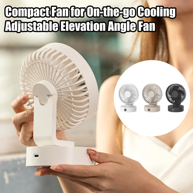 ADJUSTABLE ANGLE PORTABLE Fan with Wind Speed 5-speed Desk EUR 25,88 ...