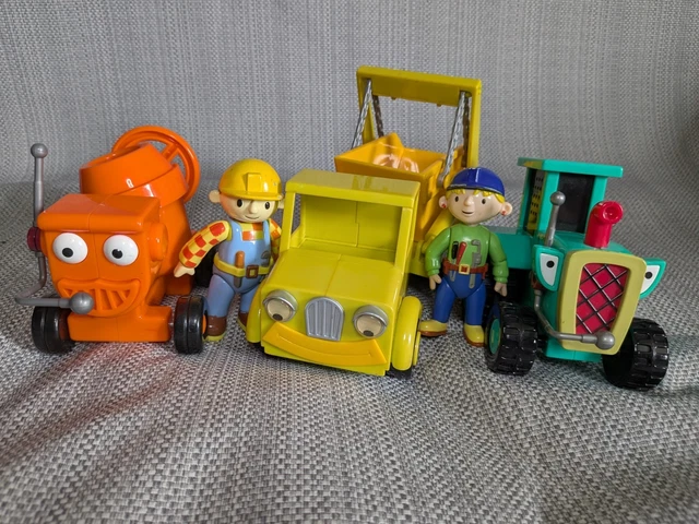 BOB THE BUILDER Bundle Toy Set Collection With Dizzy, Skip, Travis ...