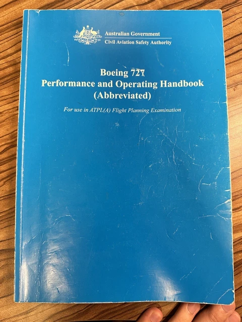 BOEING 727 PERFORMANCE and Operating Handbook Likenew $25.00 - PicClick AU