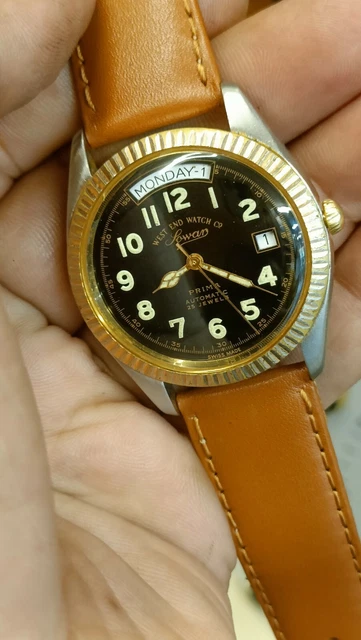 AUTHENTIC WEST END Watch Prima 25 Jewels Automatic President Arabic ...