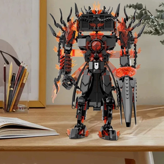 2026 SKIBIDI TOILET Building Blocks Flame Doomsday Watcher TV King ...