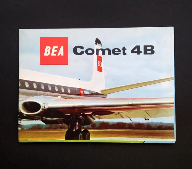 BEA DE HAVILLAND Comet 4B Brochure Poster-Cutaway 1960 EUR 92,37 ...