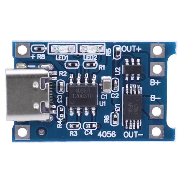 TP4056 BATTERY CHARGING Board 1A Battery Charging Module 4.5V-5V (1PCS ...