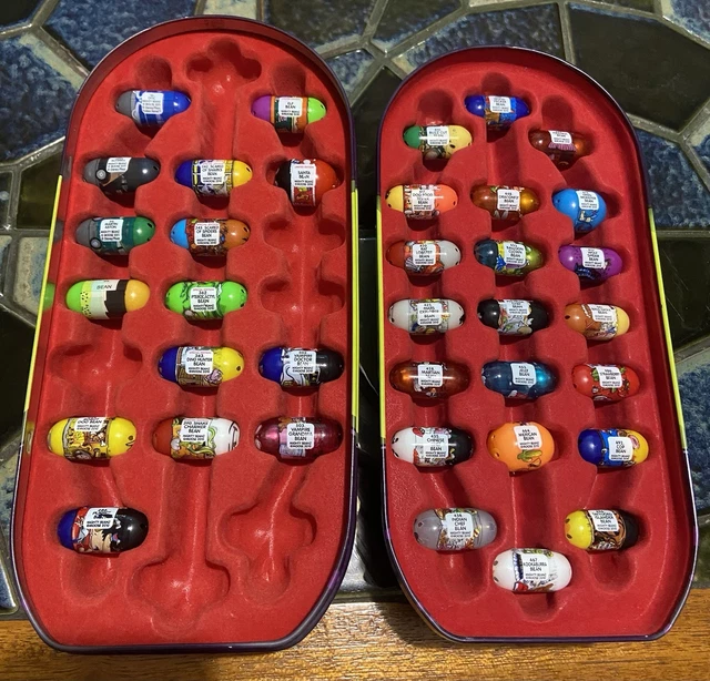 2010 MIGHTY BEANZ Moose Dino Egg Bean Case+36 Rare/limited Mighty Beanz ...