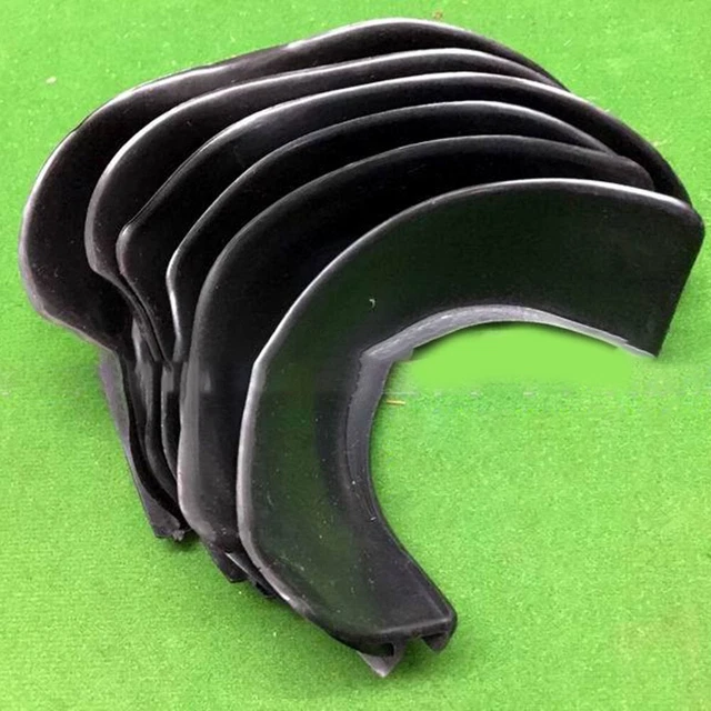 COMPLETE BILLIARD POCKET Set for Your Pool Table 6 Pieces of Rubber ...