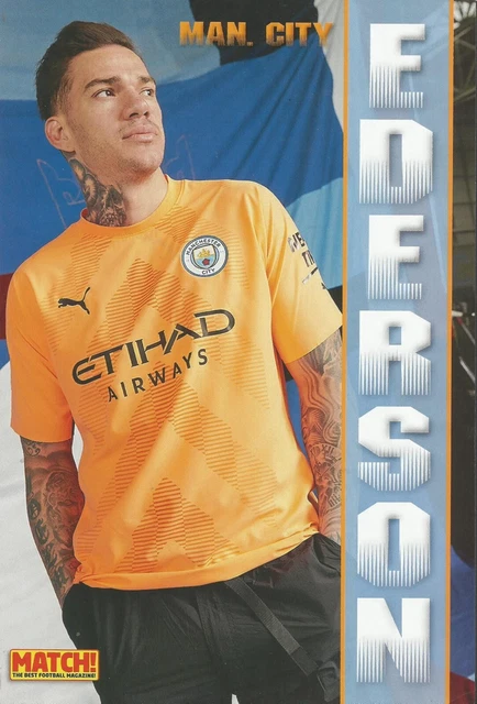 MATCH!-POSTER 2022-POSTER-MANCHESTER CITY & Brazil-Ederson £1.99 ...