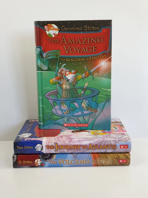 GERONIMO STILTON & Thea Stilton Bundle Lot of 3 Books By Scholastic ...