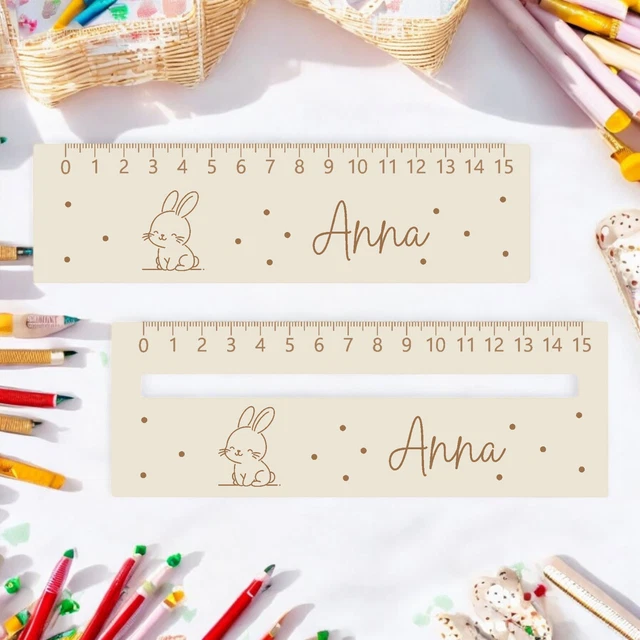 LESEHILFE SCHULKIND HASE Name Lineal Schule Schulanfang Einschulung ...