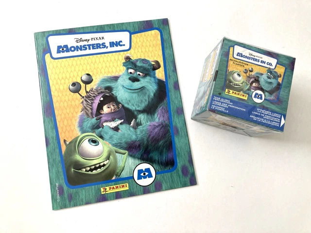 2001 PANINI DISNEY Pixar Monsters Inc. Sticker Box & Album NEW UNUSED ...