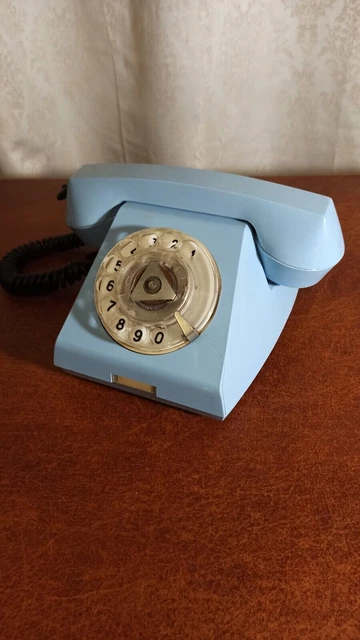 VINTAGE OLD DISK rotary phone. TA 68, USSR £35.44 - PicClick UK