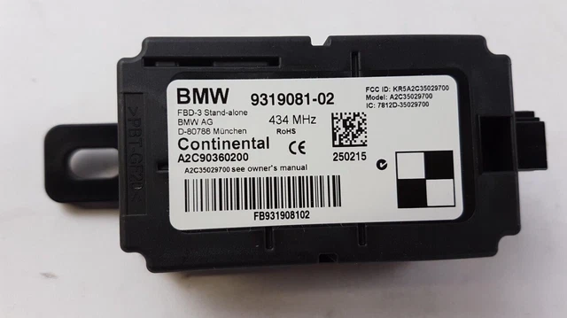BMW X5 F15 Radio Remote Control Module Receiver 9319081 61359319081 NEW ...
