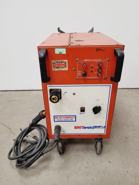 BRITWELD COMPACT SINGLE Phase Mig Welding Unit Type - BR 151 £655.00 ...