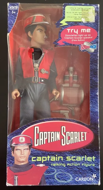 CARLTON CAPTAIN SCARLET, Talking Action Figure, 12 Inch Figure £60.00 ...