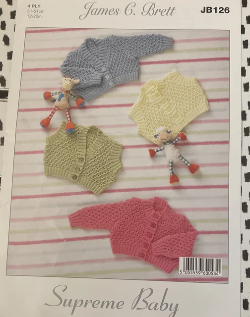 KNITTING PATTERN JAMES C Brett JB126 12”-20” Inclusive EUR 3,56 ...