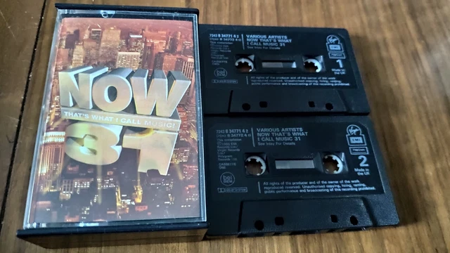 VARIOUS ARTISTS NOW That's What I Call Music 31-Double Cassette Tape ...