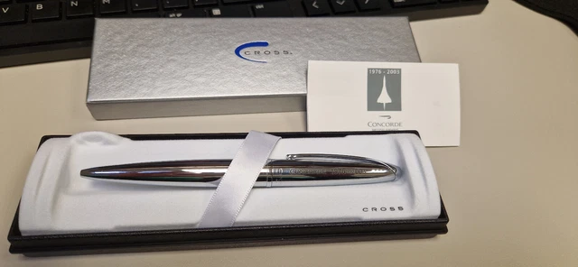 BRITISH AIRWAYS CONCORDE - Cross ballpoint pen 1976-2003, New in box £ ...