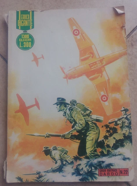 FUMETTO DI GUERRA Collana Eroica Gigante n. 22 - Ed. Dardo - 1971 EUR 3,80 - PicClick IT