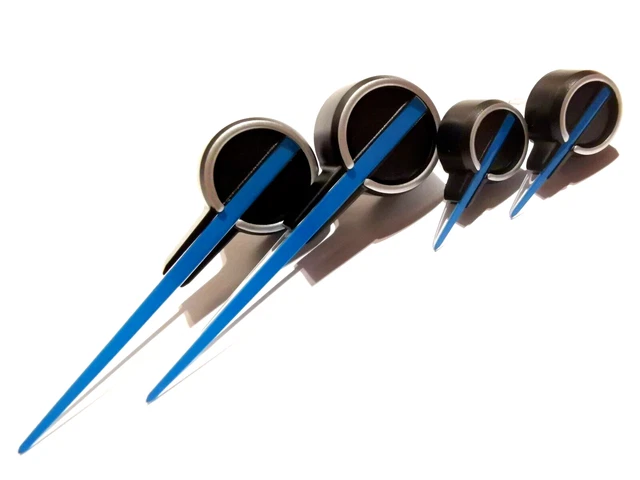 VW GOLF MK4 MK5 MK7 R Line blue needles pointers R32 Bora Jetta GTI GLI ...