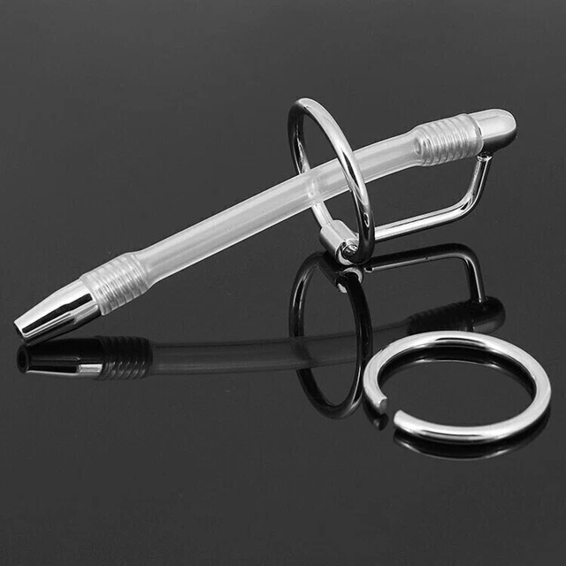 COCK-PLASTIC-PIPE-WITH-PENIS-RING-STAINLESS-STEEL-URINARY-FETISH ...