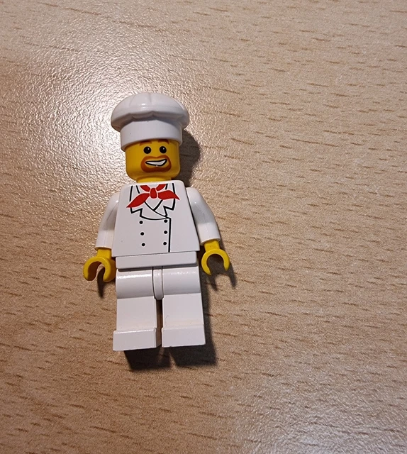 LEGO KOCH MINIFIGUR Chefkoch Kellner ganz in weiß Edelkoch Bäcker EUR 3 ...