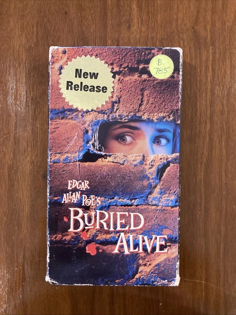BURIED ALIVE (VHS, 1990) Rare Horror VHS Tape Edgar Allan Poe £4.50 ...