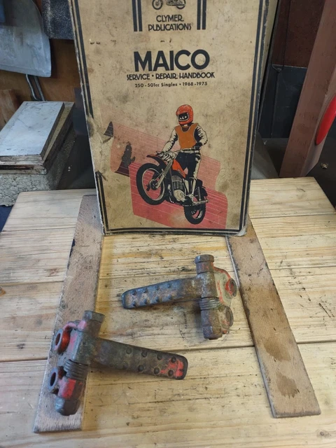 MAICO 250 400 440 MC AW / 75-77 / Original OEM FOOT PEGS $84.50 ...