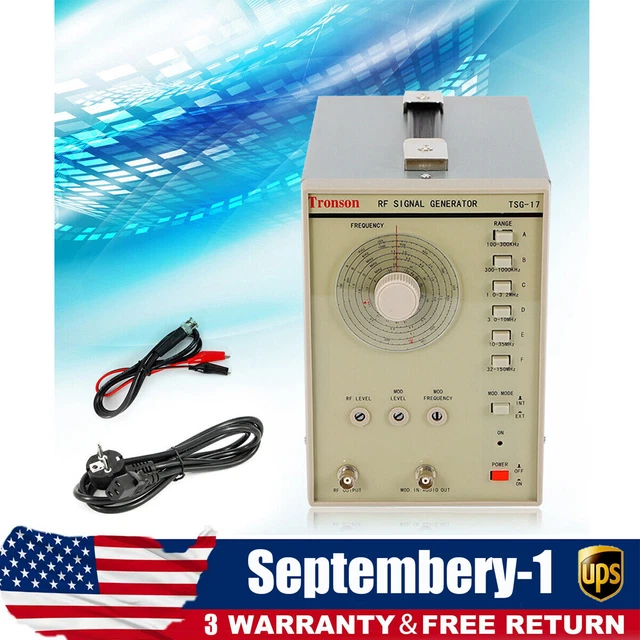 HIGH FREQUENCY RF/AM Radio Frequency Signal Generator 110V TSG-17 ...